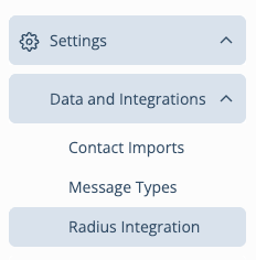Radius Integration Guide